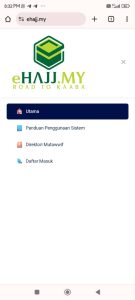 Panduan Daftar Akses | eHajj.My