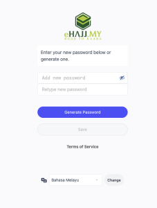Panduan Daftar Akses | eHajj